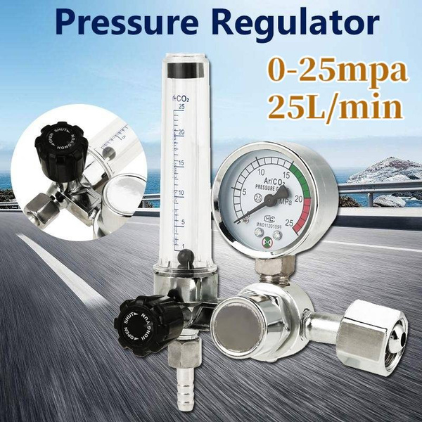 Zinc Alloy 0-25MPa Argon Mig Tig Meter Gas Bottle Regulator For Mig ...