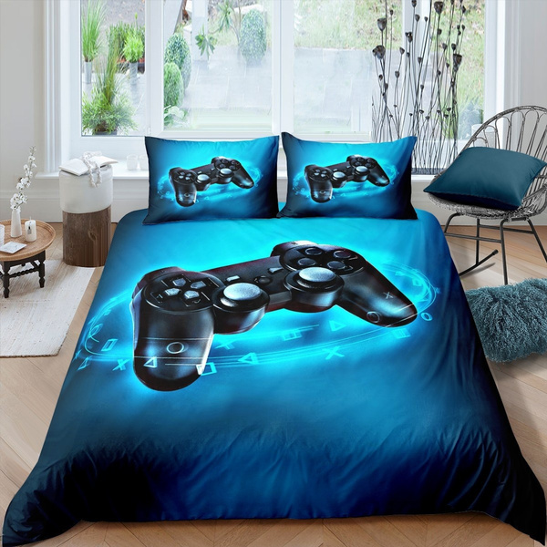 Games Comforter Cover Gamepad Bedding Set for Boys Kids Video Games ...