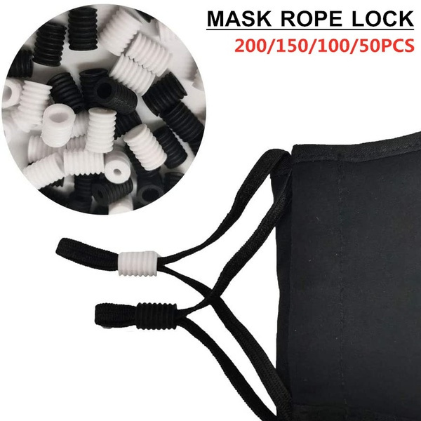New Cord Locks Silicone PVC Toggles for Drawstrings, Adjustable Lanyard ...