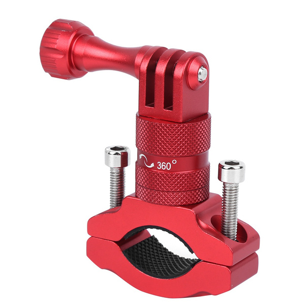 For Action Camera Aluminium Alloy Mount Fixed Support 360 Degree Clamp ...