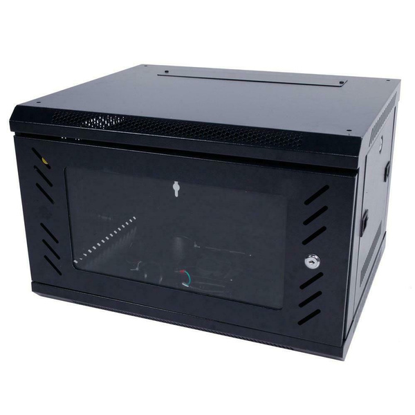 New 6u Wall Mount Network Server Data Cabinet Enclosure Rack Glass Door ...