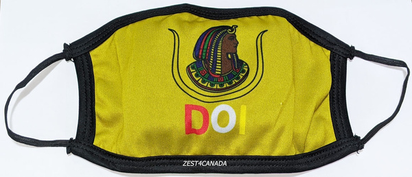 Daughter Of ISIS Masonic Regalia DOI Face Mask Yellow | Wish