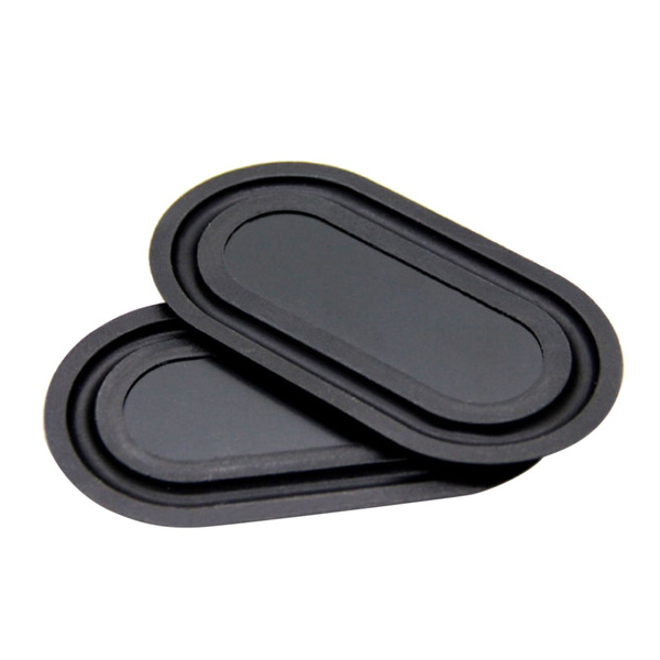 2PCS Oval Shape Bass Diaphragm Rubber DIY Speaker Plate Passive ...