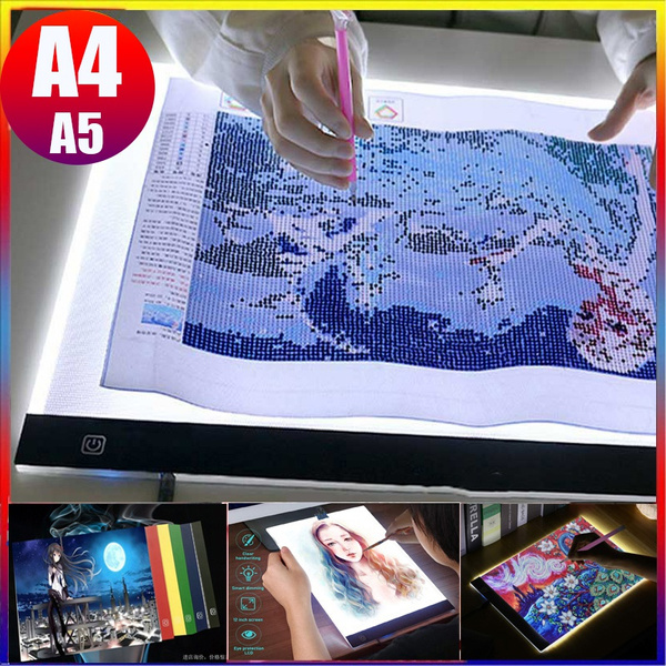LED Digital A4 A5 Drawing Tablet LED Light Box Tracing Copy Board ...