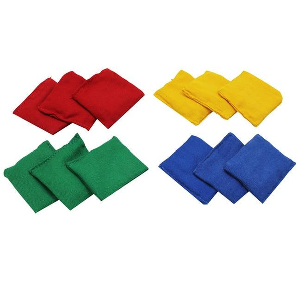 Dick Martin Sports MASBB33-2 3 x 3 in. Bean Bags Nylon Cover Plastic ...