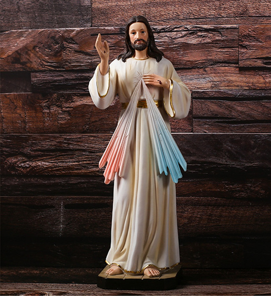 Jesus Christ Divine Mercy Renaissance Collection 12 Inch Resin Statue ...