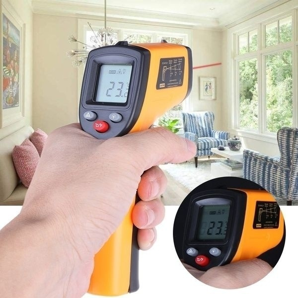 GM320 High precision handheld industry Thermometer High Precision LCD ...