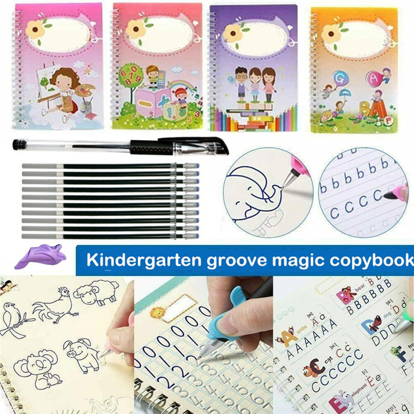 Kindergarten Groove Hard Pen Practice Copybook Literacy Recognition ...
