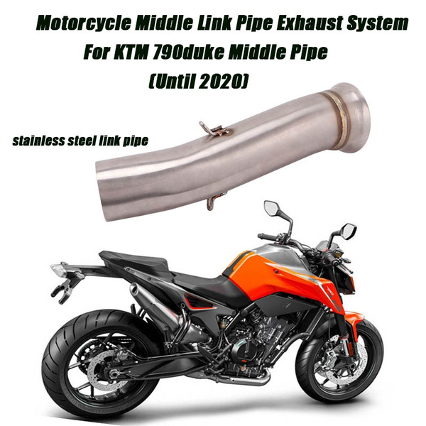 Middle Link Connect Tubes Stainless Steel System Silp on For KTM ...