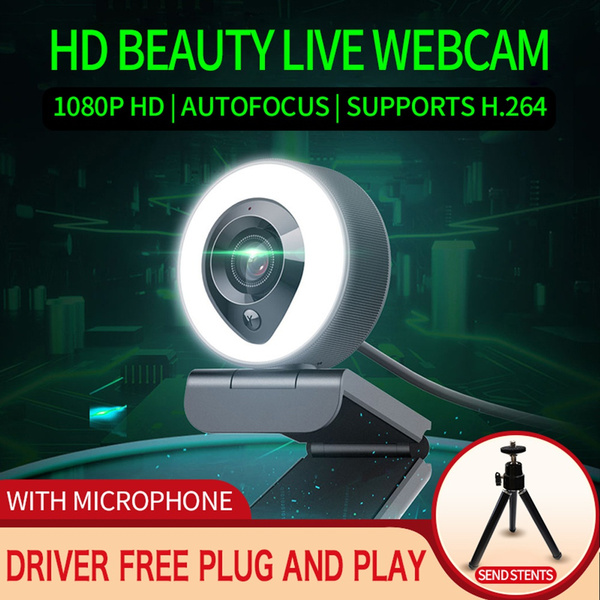 Beauty 4k auto focus computer camera HD network USB live camera | Wish