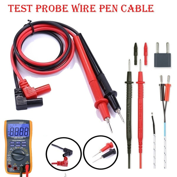 Universal Digital Multimeter Multi Meter Test Lead Probe Wire Pen Cable ...