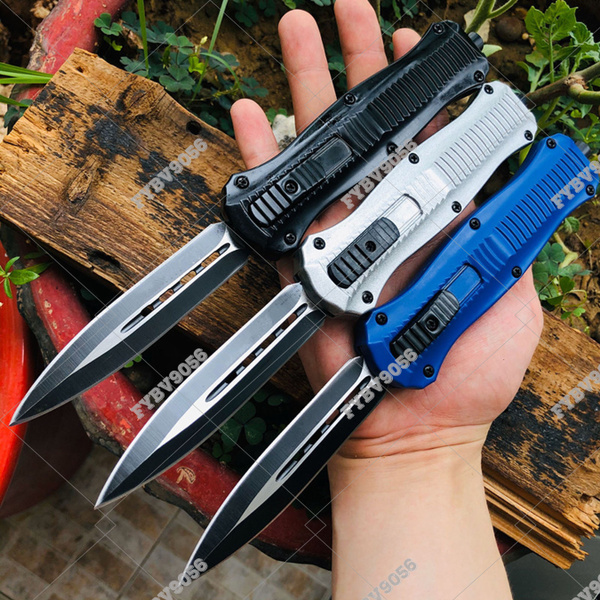 Pocket Switch Blade Knife Spring Assisted OTF AUTOMATIC Out The Front ...