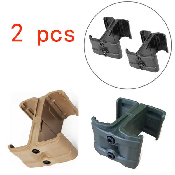 2 pcs Nylon Tactical Rifle Gun Magazine Parallel Connector for M4 AR-15 ...