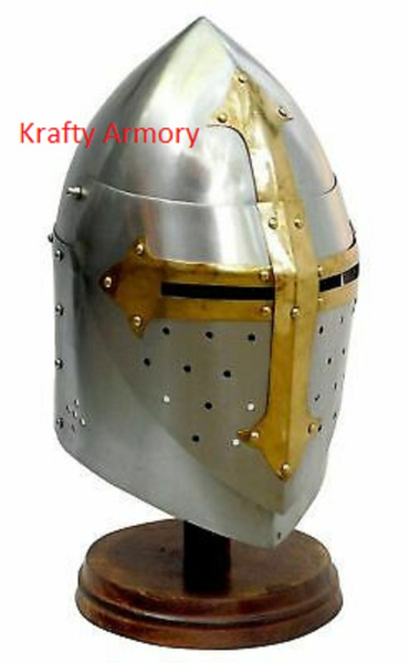 Medieval Bascinet Helmet Hand-Forged Battle armor KA-237 | Wish