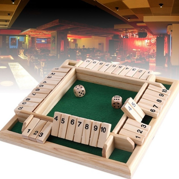 Wooden Digital Flop Drinking Game Props KTV Bar Party Leisure Game Toy ...