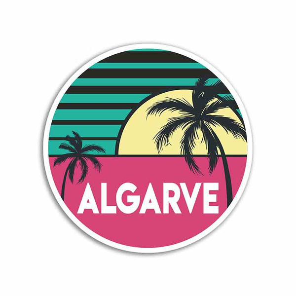 13cm x 12.9cm for Algarve Cartoon Fine Decal Funny Car Stickers RV VAN ...