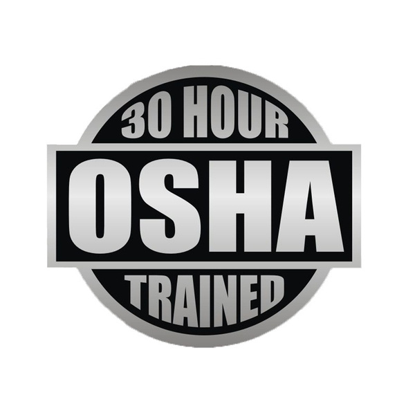 30 Hour OSHA Trained Hard Hat Decal Helmet Stickers Safety Label Safe ...