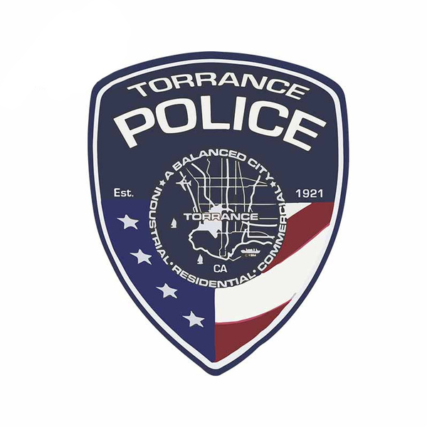 13cm x 10.5cm for Patch Torrance Police Department Occlusion Scratch ...