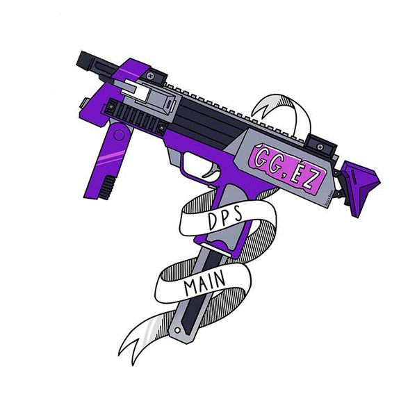 13cm x 10.5cm for Submachine Gun DPS MAIN Car Stickers Windows ...