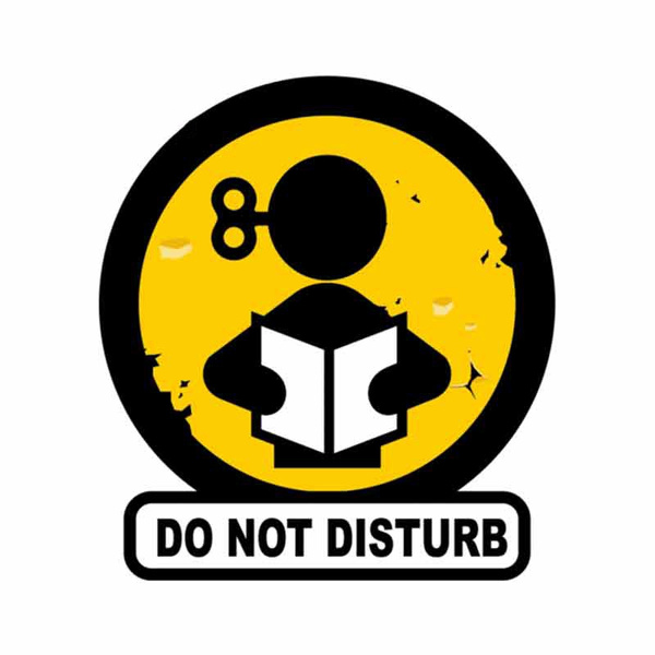 13cm x 11.7cm for Do Not Disturb Funny Sign Cartoon Car Stickers Vinyl ...