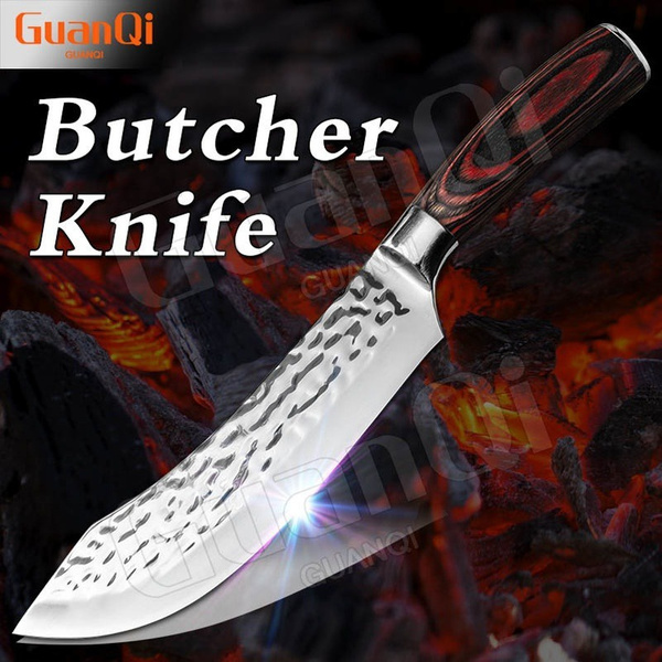 Professional Boning Knives High Carbon Steel Slaughtering Knife Kitchen ...