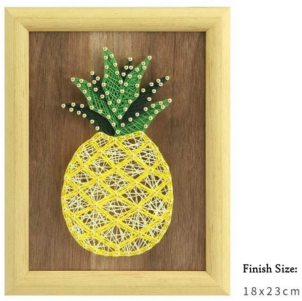 String Art Kit - Pineapple String Art, Adult Crafts Kit, Arts and ...