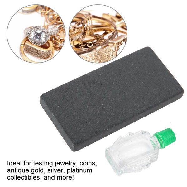 Gold Acid Tester Kit Silver Platinum Gold Testing Touchstone Jewelry ...