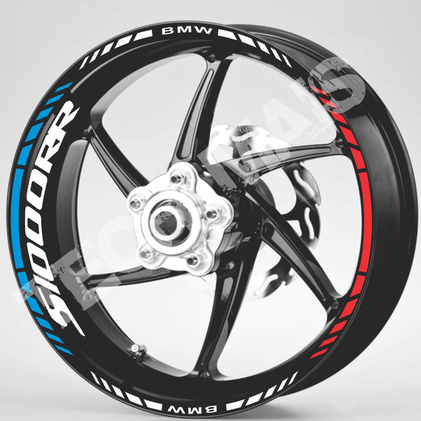 Rim stickers kit S1000RR BMW S1000 Wheel Stripes Decals Felgenaufkleber ...