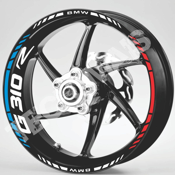 Rim stickers kit G310R BMW G310 R Wheel Stripes Decals Felgenaufkleber ...