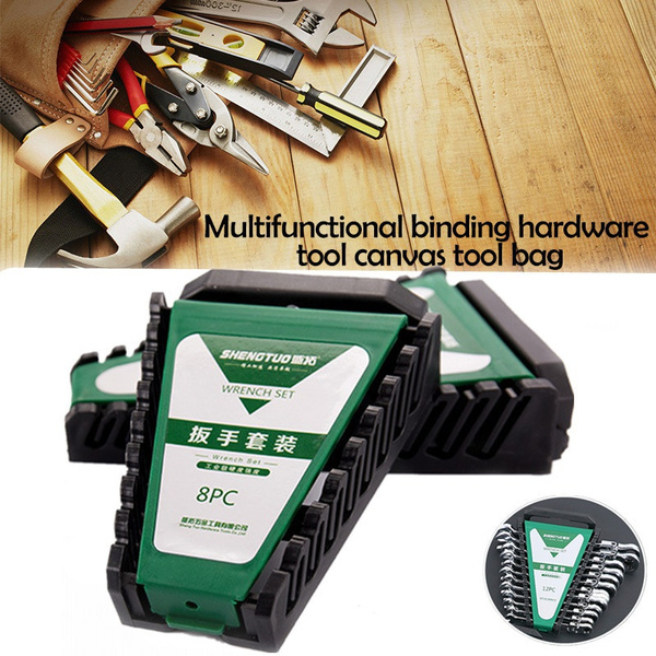 6/8/10/12 Slot Standard Spanner Rack Keeper Plastic Holder Wrench ...