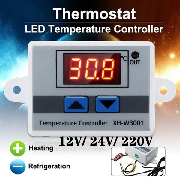 Digital LED Temperature Controller Thermostat Control Switch Waterproof ...