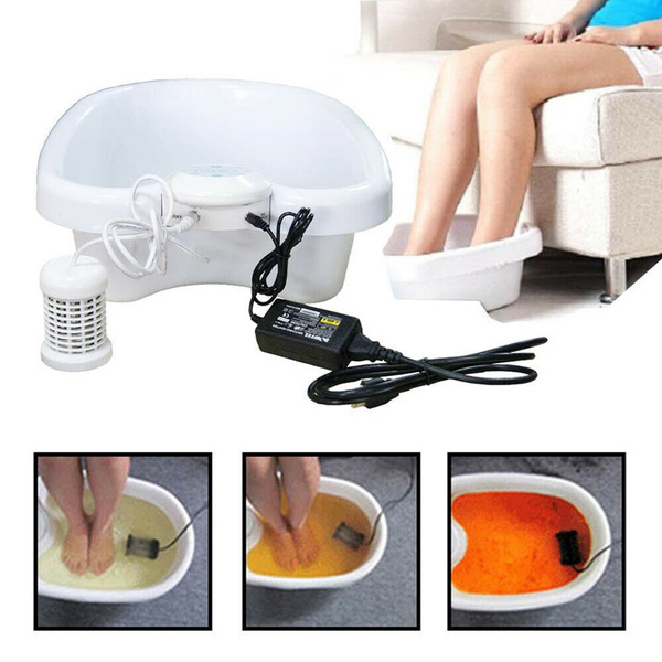 .Personal Foot Ionic Detox Bath Machine Spa Basin Health&Care Cleanse ...