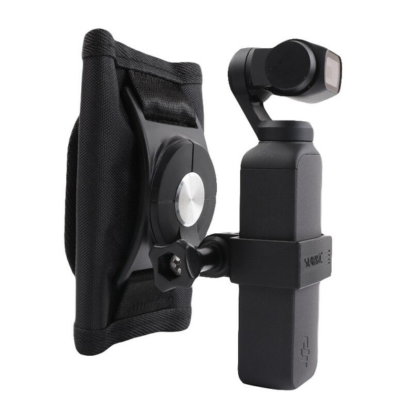 2 in 1 osmo pocket backpack clip fixed strap & adapter border for dji ...