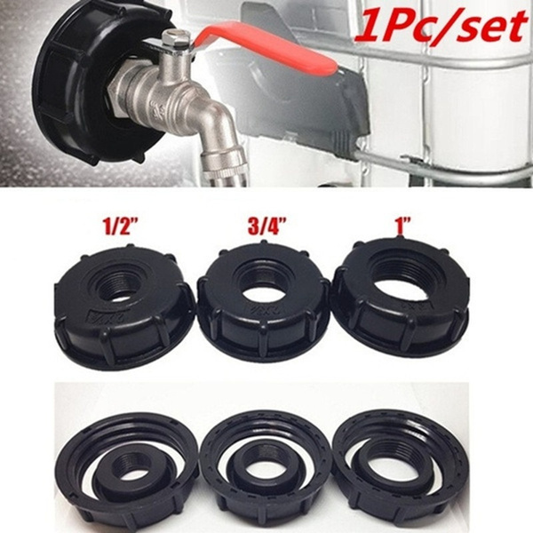 1/2" 3/4" 1" Female Thread IBC Tank Adapter Water Tap Connectors Valve ...