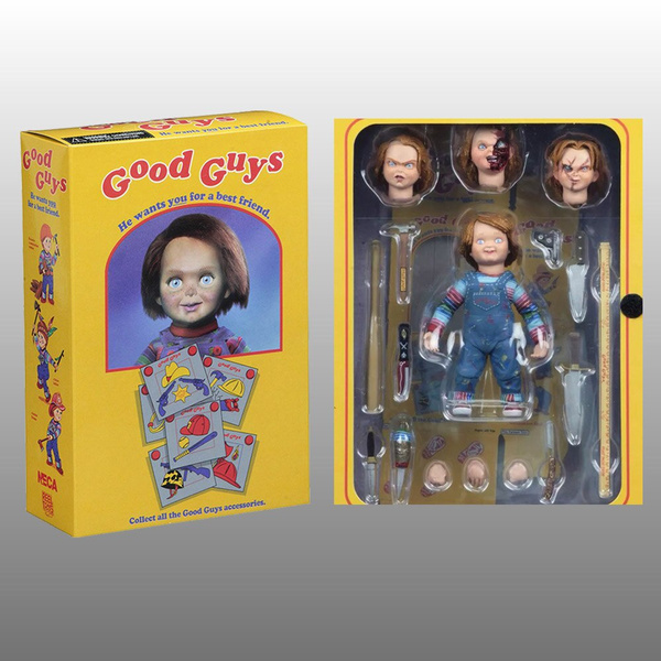 In Stock NECA Childs Play Good Guys Ultimate Chucky Doll PVC Action ...