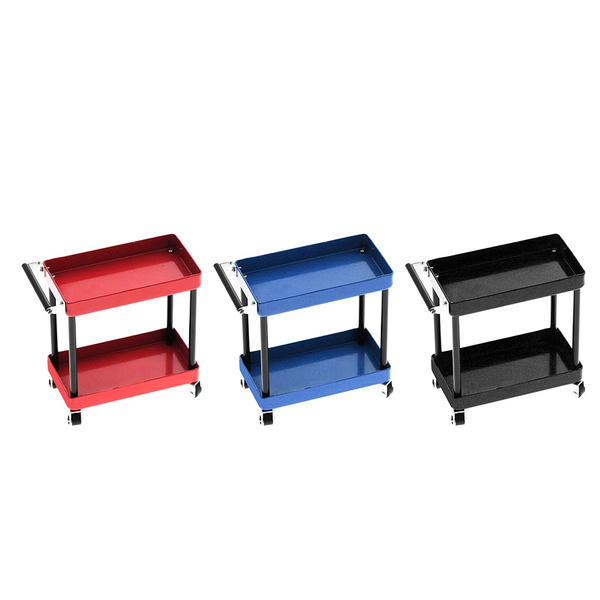 2 Tier Tools Storage Trolley Mobile Workshop Garage Repair Rc Accessories For 18 110 112 116