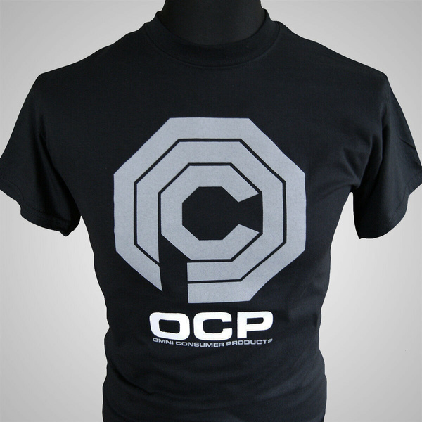 OCP Robocop Movie Themed Retro T Shirt 1987 80's Sci Fi Murphy ED209 ...