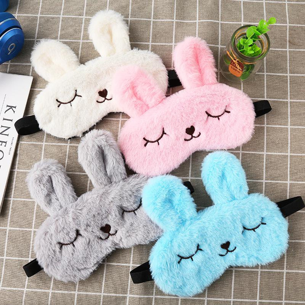 Cute Winking Rabbit Eye Patch Cartoon Shading Sleep Goggles Cold and ...