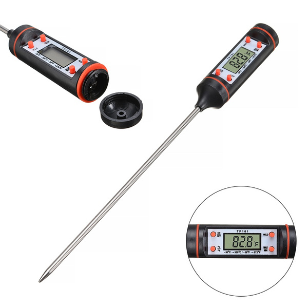 Digital Kitchen Thermometer for Meat Water Milk Barbecue Accessories ...
