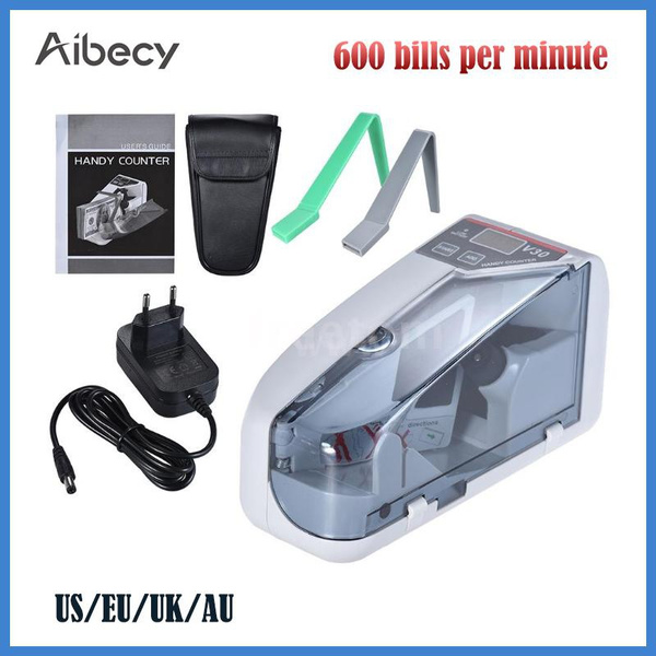 Aibecy Mini Handy Bill Cash Banknote Counter Money Currency Counting ...