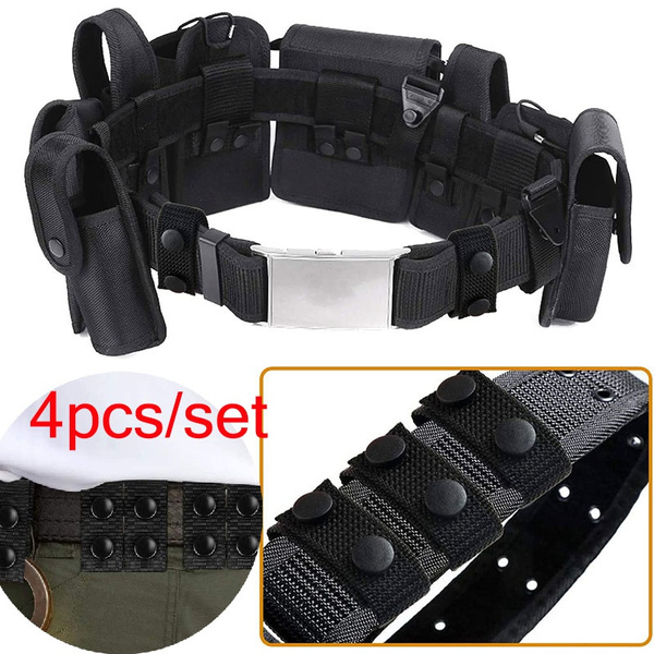 4pcs/pack Tactical Belt Keeper with Double Snaps for 2.25 Inch Duty ...