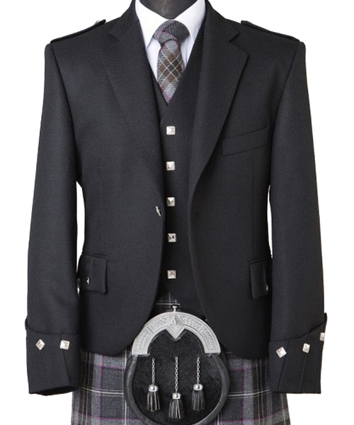 Scottish Traditional Argyle Kilt Jacket Made to Measure Argyll Wedding ...