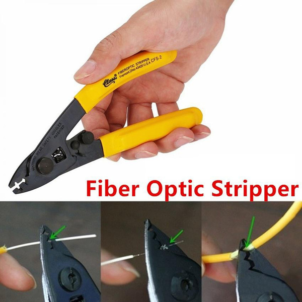 Fiber Optic Stripping Pliers 3 Port Hole Ergonomic Hand Stripper with ...