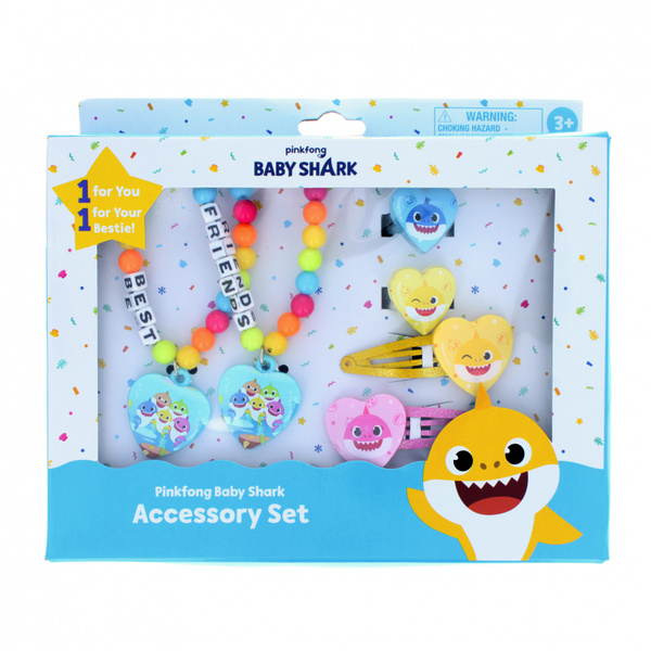 Pinkfong Baby Shark Best Friends Gift Friendship Bracelet Hair and ...