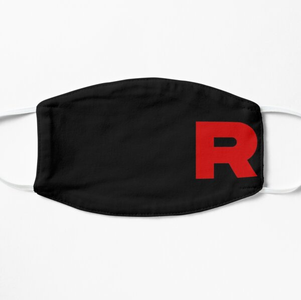 Black Team Rocket Mask Mask rme Cute Cartoon Face Mask Unisex Outdoor ...