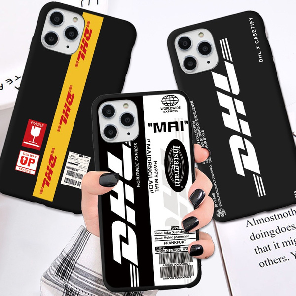 Dhl Express Black Phone Case Cover for iPhone 12 Pro Max 12 Mini iPhone ...