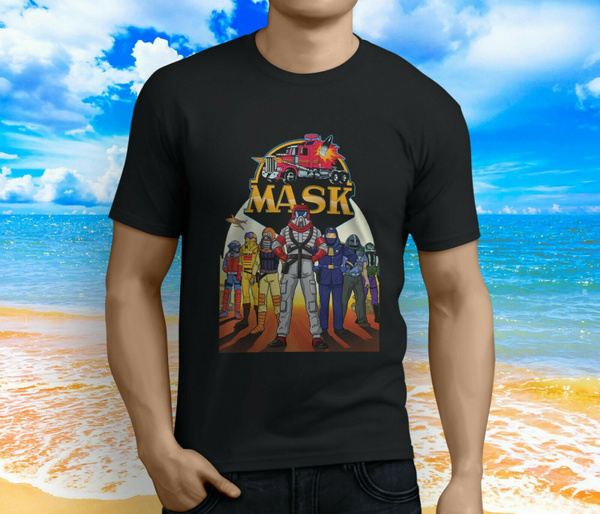 New Popular THE MASK Classic Vintage Cartoon Movie Men's Black T-Shirt ...