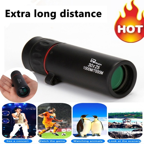 Hot Sale HD 30x25 Binoculars Monocular Telescope Zoom Green Focus ...