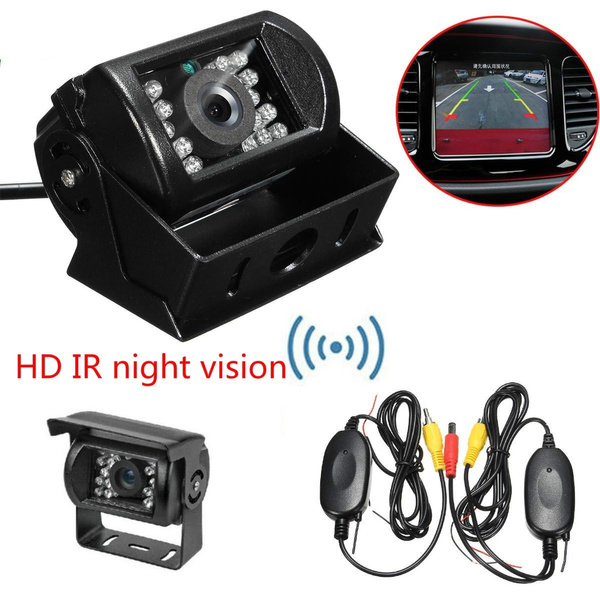 Car Rear View Backup Reversing Camera + Wireless Video Signal ...
