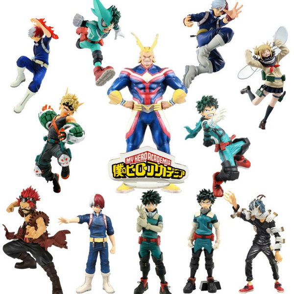 Anime Figure My Hero Academia PVC Smack Izuku Midoriya Shouto Todoroki ...